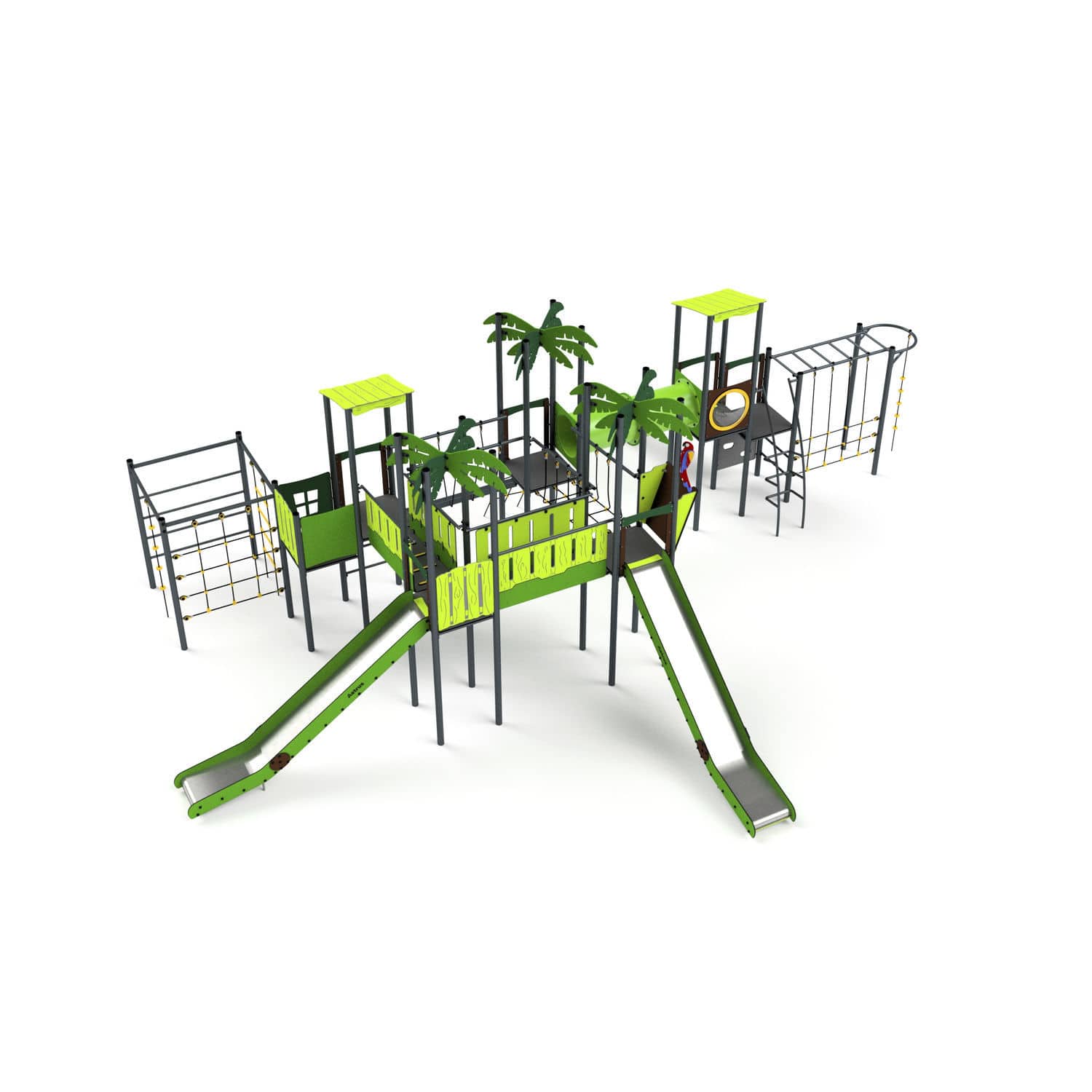 Metall-Spielplatzgerät - 11120 - Astrus Playgrounds - HDPE / modular