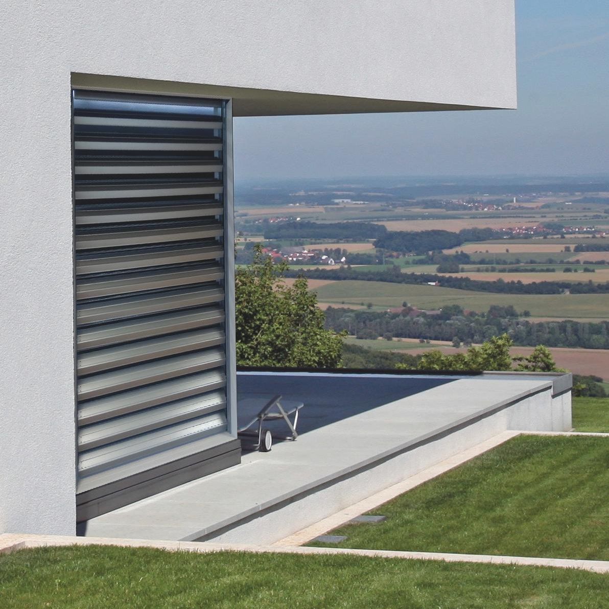 Jalousie-Rollo - LUME LIGHT - Lupak Metal - eingebaut / Aluminium ...