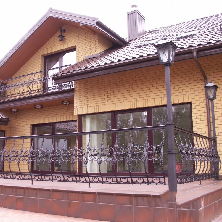 Schmiedeeisen-Geländer - 09 - La Forge Artistique - mit Stangen / für ...