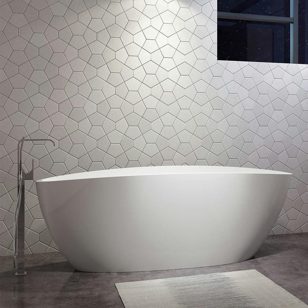 Ovale Badewanne - ILEANA® - JACUZZI - freistehend / für Wohnungen ...