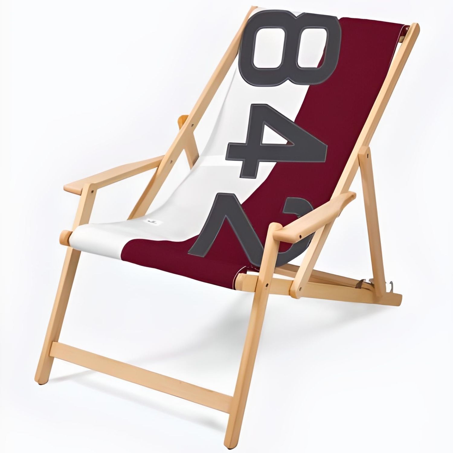 Buche-Liegestuhl - Maroon - 727 sailbags - Segeltuch / Stoff / aus ...