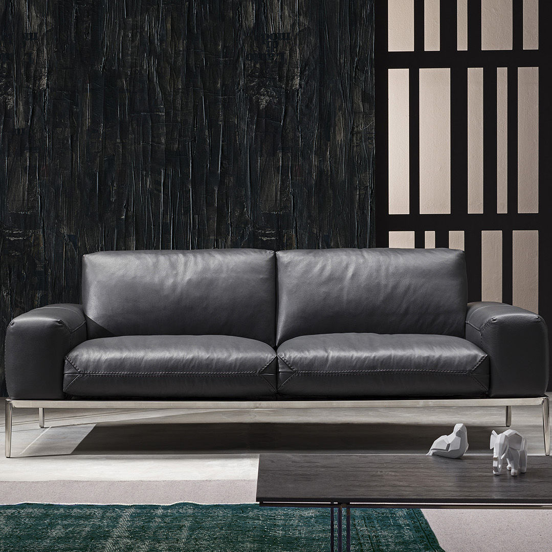 Modernes Sofa - CHIC - Rossini - Leder