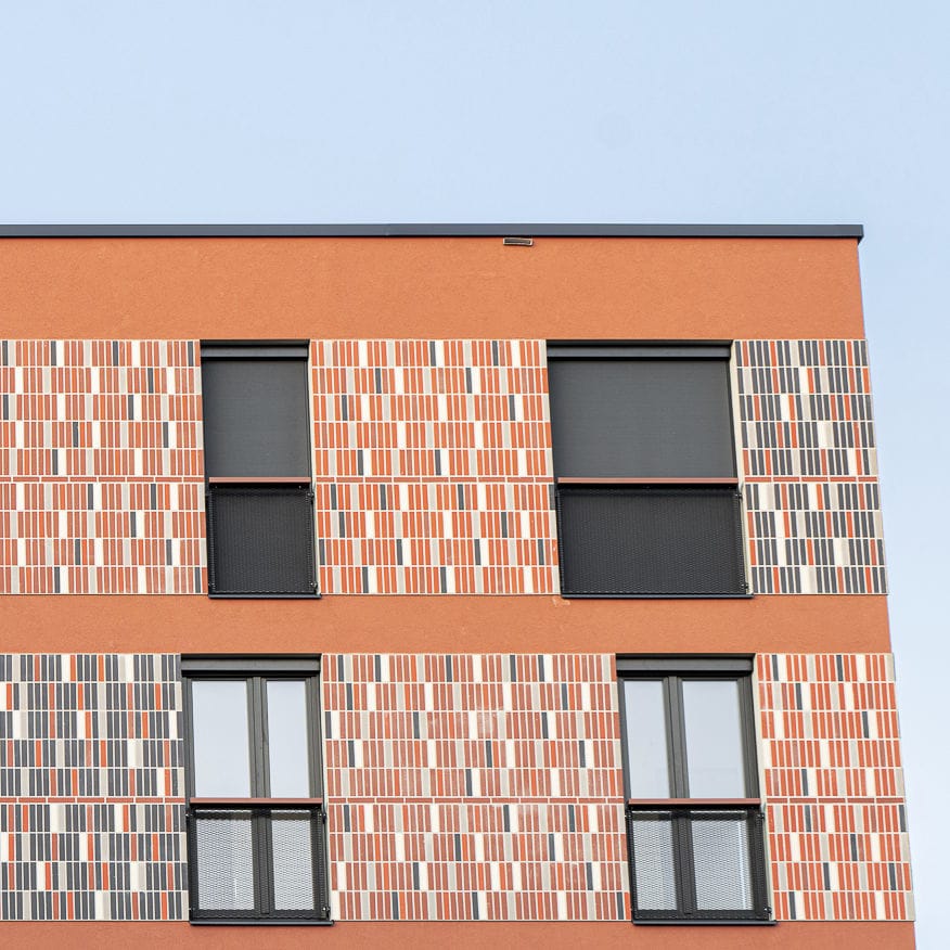 Eingebautes Rollo - V ZIP - soltec - für Fenster / Stoff / Edelstahl