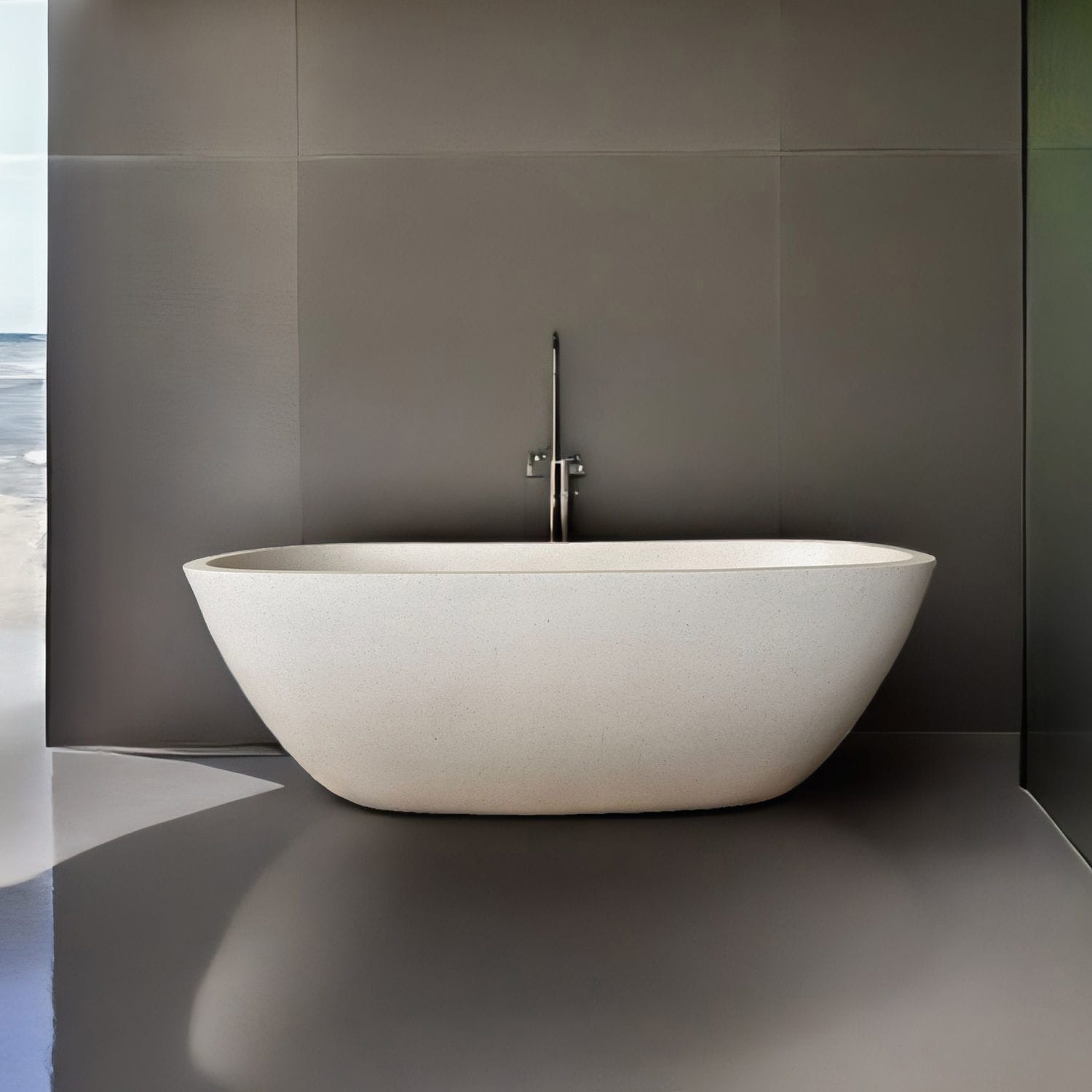 Ovale Badewanne - SAUNT TROPEZ - ARRELART - freistehend / für Wohnungen ...