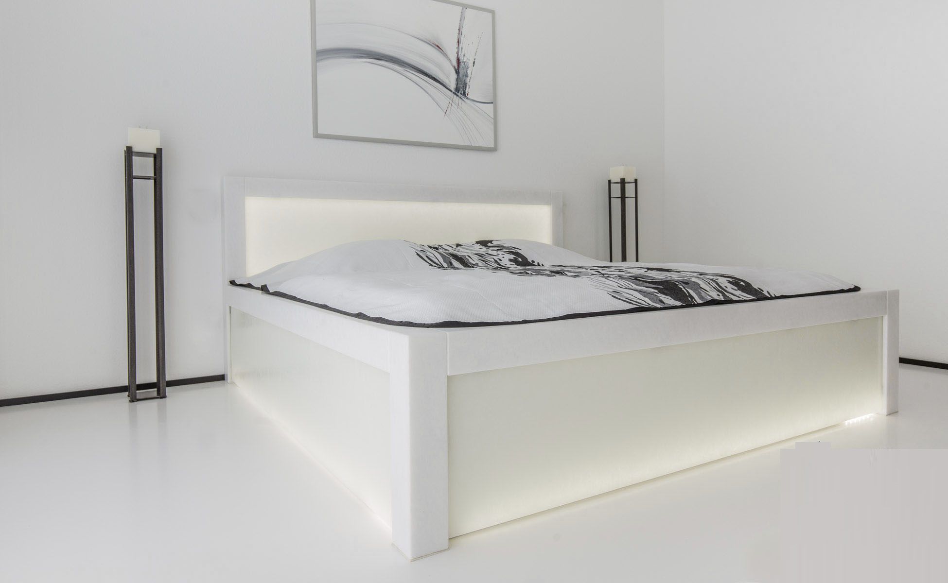 Doppelbett - Luis Design - modern / Kopfteil / nach Maß