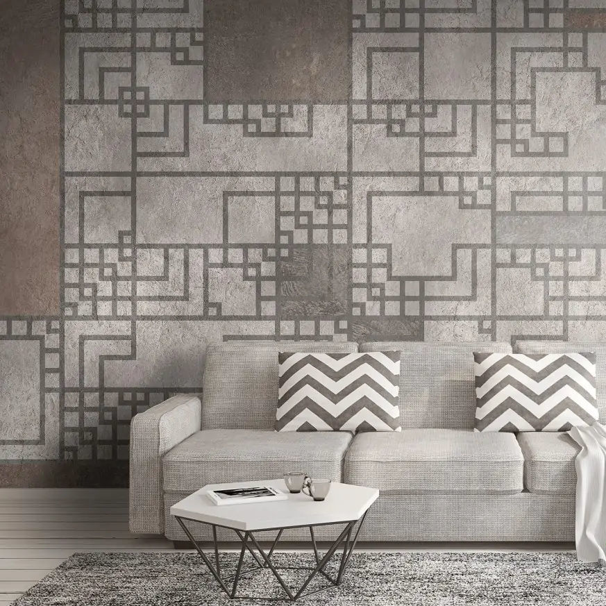 Moderne Tapete - CAIRO - WallyArt - Vlies / Glasfaser / Vinyl