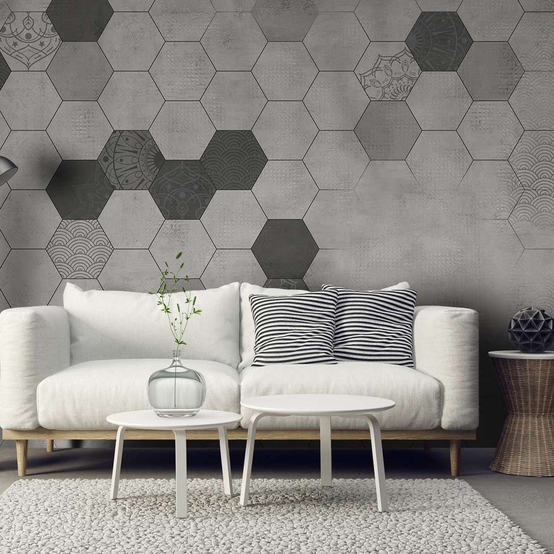 Moderne Tapete - KIRA - WallyArt - Vlies / Glasfaser / Vinyl