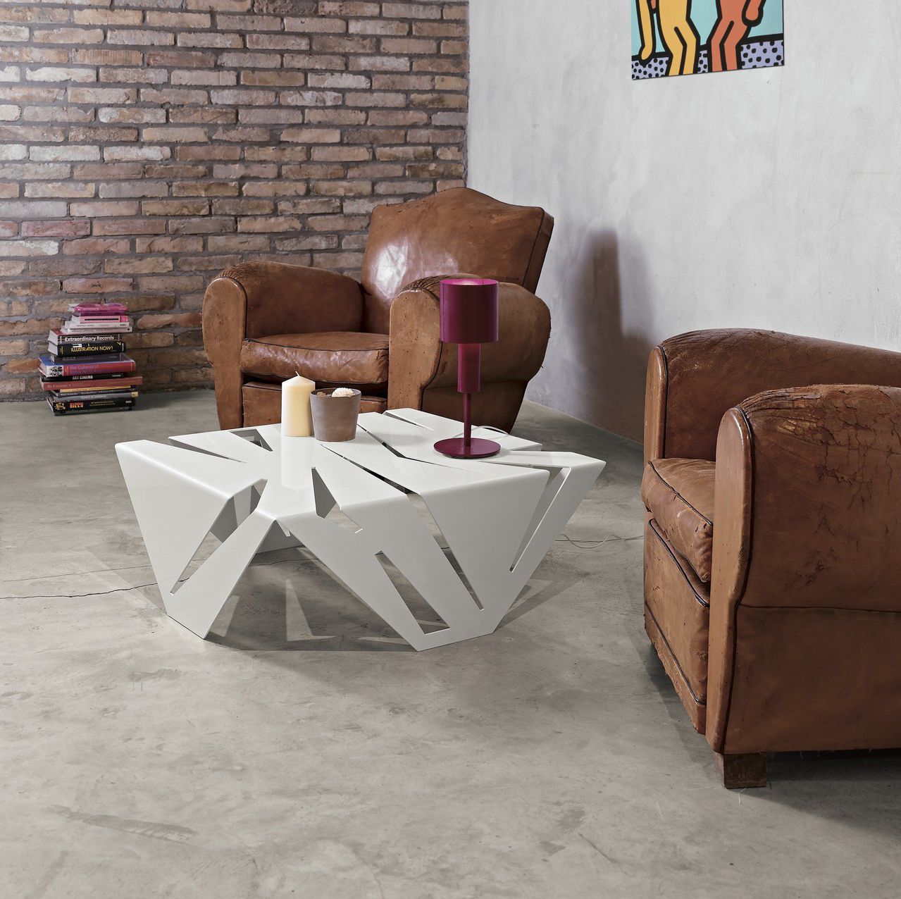 Moderner Couchtisch - LEM - Officinanove - Stahl / Gestell aus Stahl ...