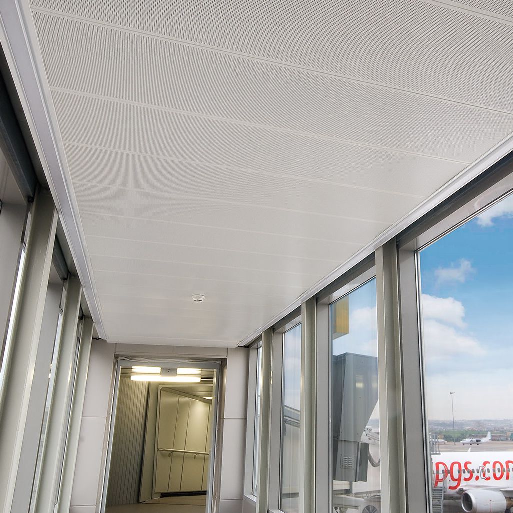 Metallzwischendecke - CORRIDOR SYSTEM - Tacer Ltd. - Platten / Akustik