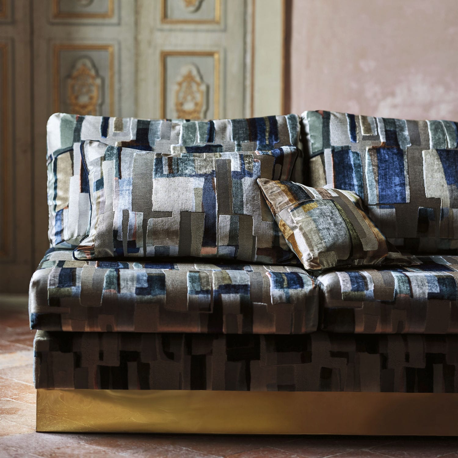 Kissen für Sofas - QUADRATA - BLACK EDITION - Stuhl / Sitz / rechteckig