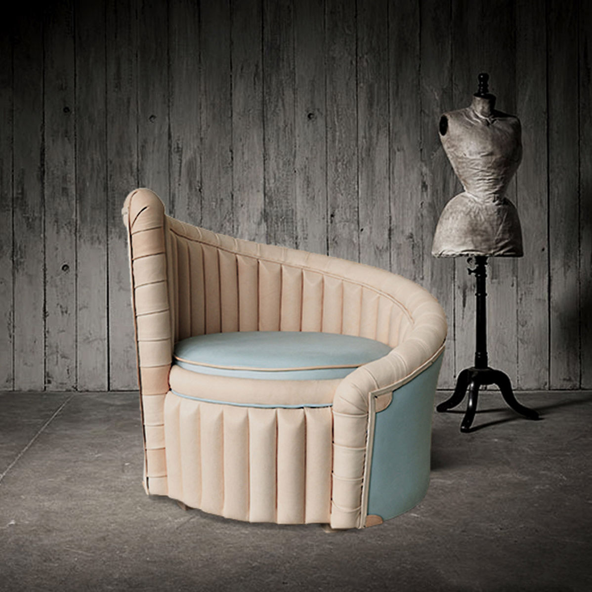 Sessel / originelles Design - TWIST - Harleq - Leder / handgefertigt ...