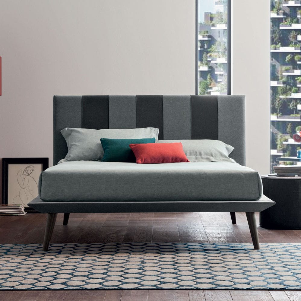 Doppelbett - ABACO - OGGIONI - modern / Polster / Kopfteil