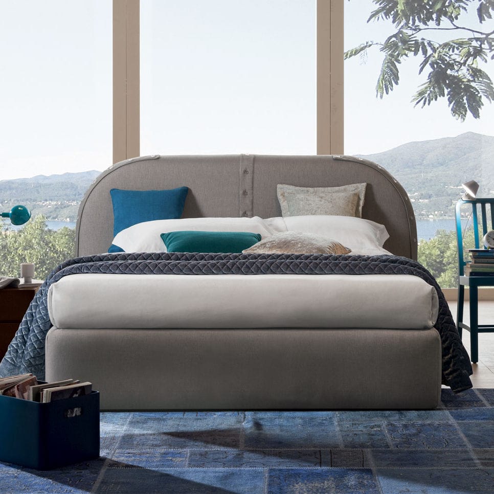 Doppelbett - BAO - OGGIONI - modern / Polster / Kopfteil