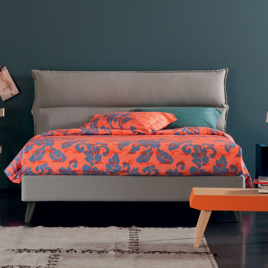 Doppelbett - NEVER - OGGIONI - modern / Polster / Kopfteil