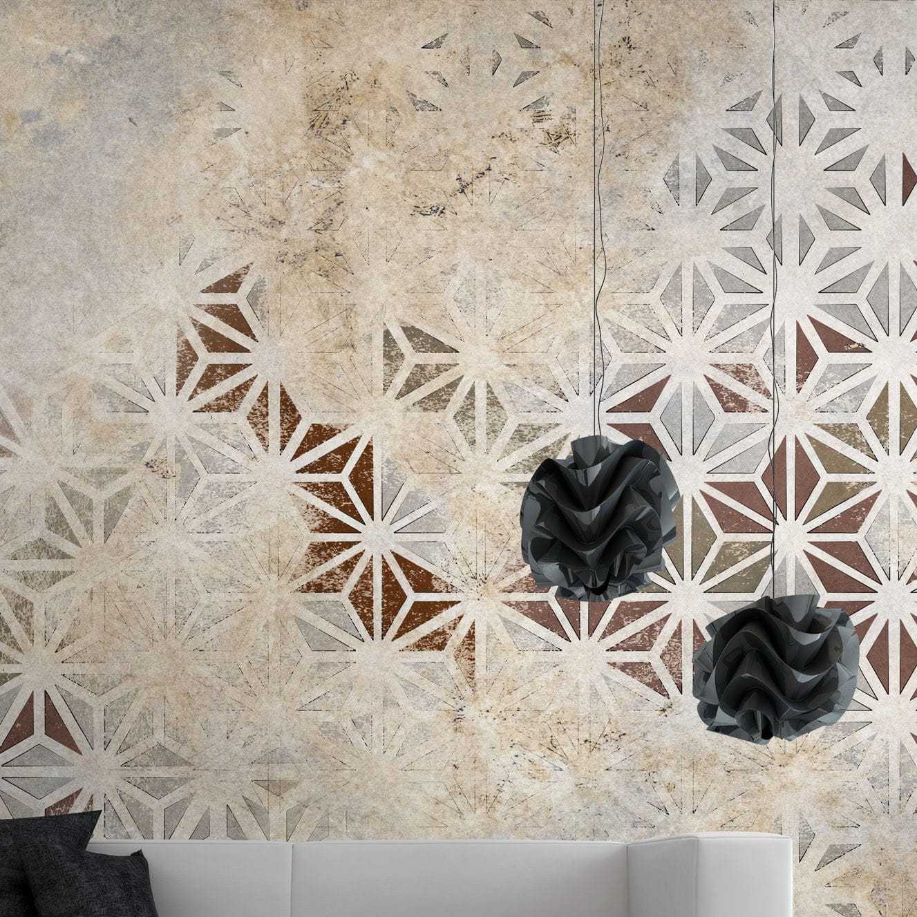 Moderne Tapete - ARCHEO - INSTABILE LAB - Motiv / bedruckt