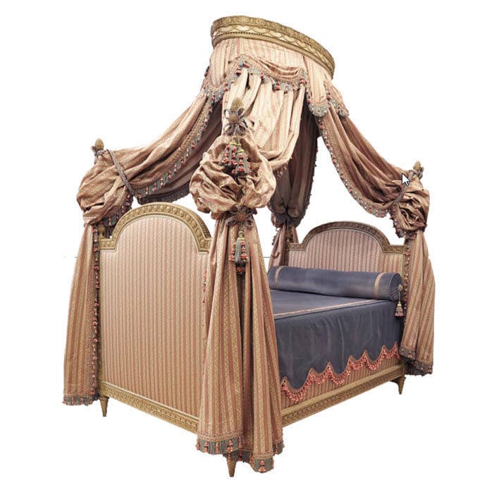Himmelbett - Henryot & Cie - Doppelbett / Louis XVI / Polster