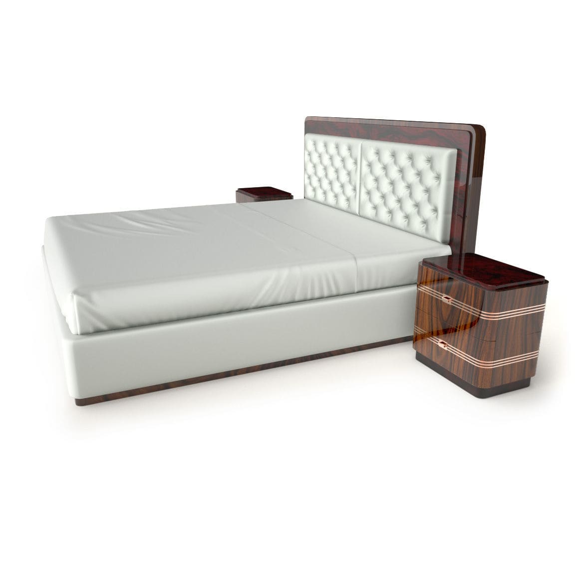 Doppelbett - FIFTH AVENUE - Thomas Mucha - Art Deco / Polster / Kopfteil