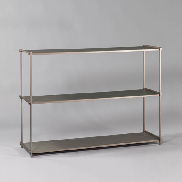 Modernes Regal - Regula 1200 - L'Alufacture - anodisiertes Aluminium ...