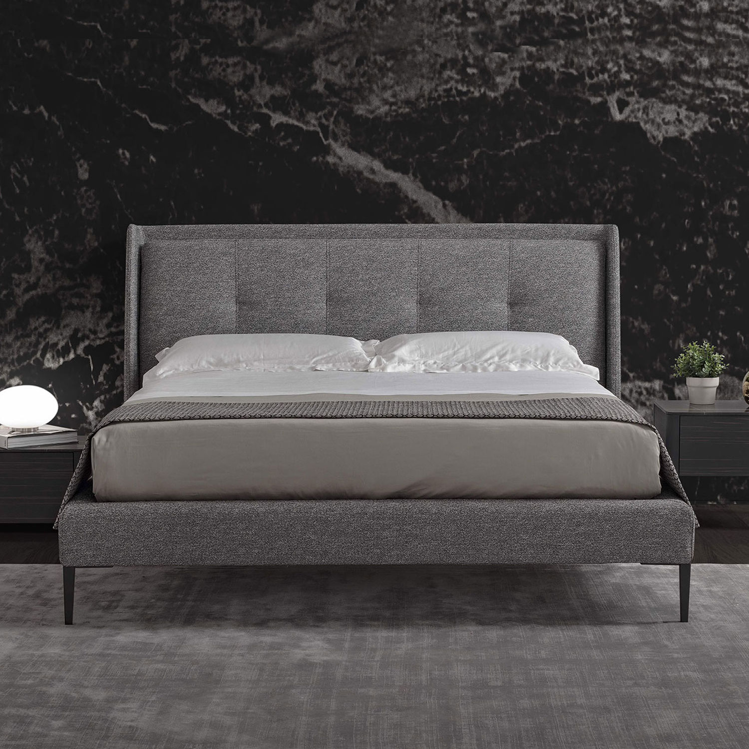 Doppelbett - TERENCE - Conte - Einpersonen / modern / Polster