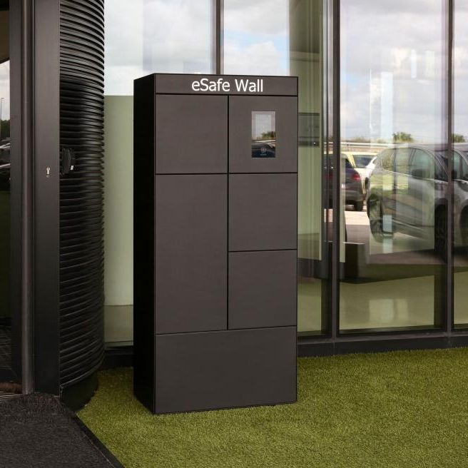 Bodenstehende Packstation - MULTI USER - eSafe - Mehrfach / smart / mit ...