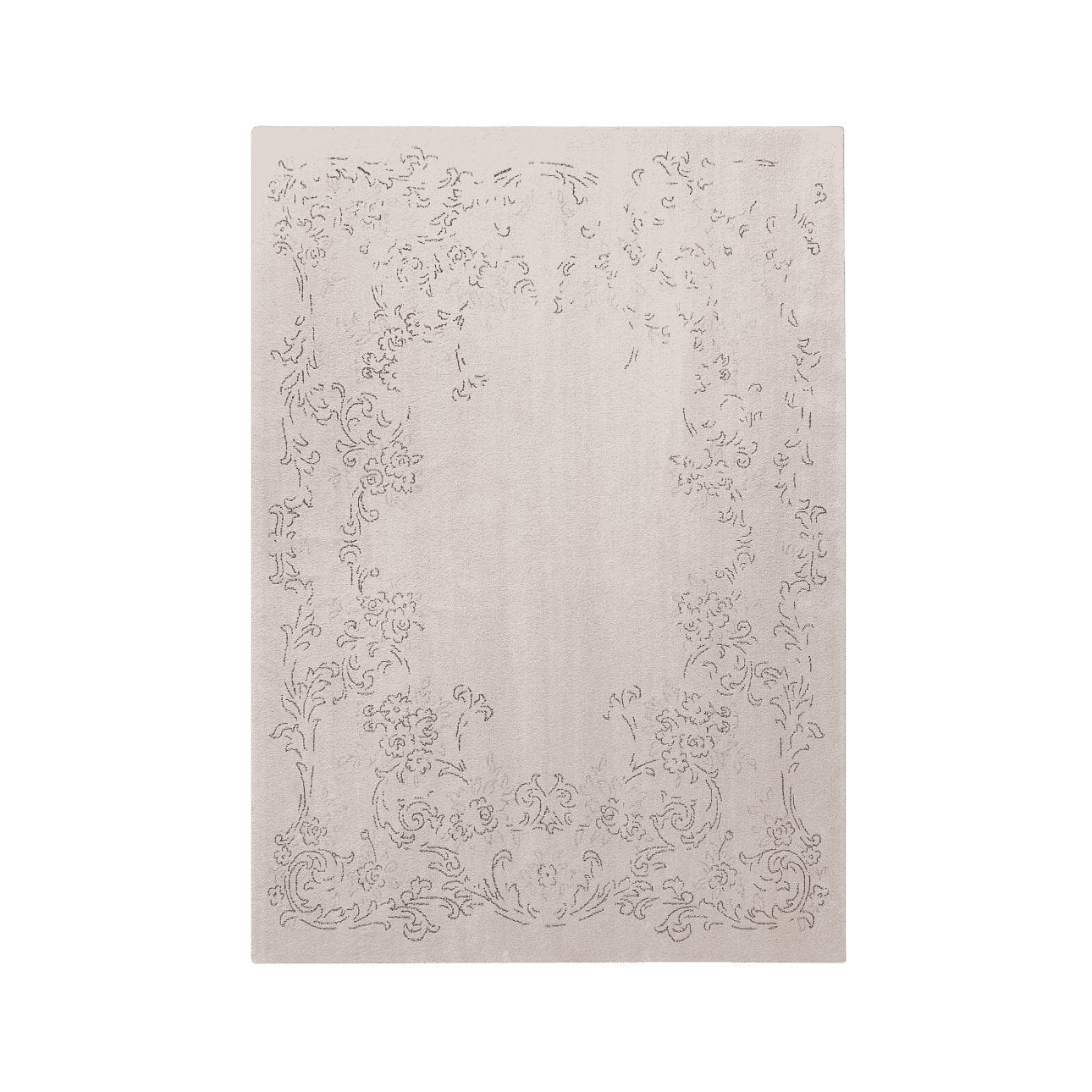 Moderner Teppich - Isabel - Alp Carpets - Blumenmotive / Wolle / Seide