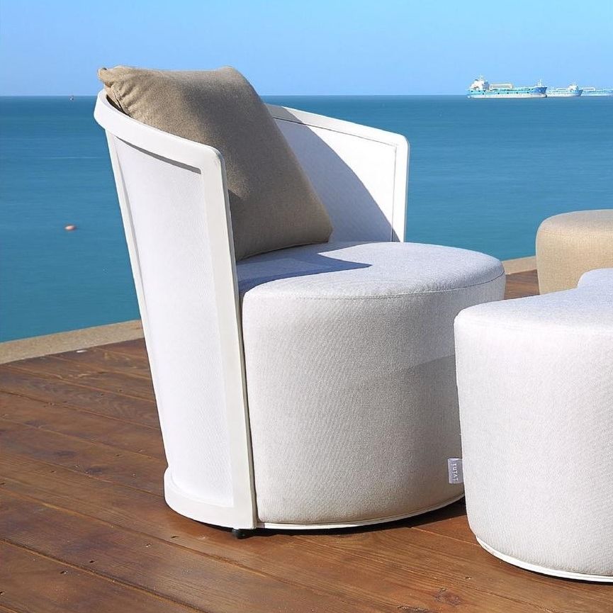 Moderner Sessel - BOLERO - IVINI - Sunbrella® / Batyline® / Aluminium