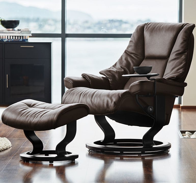 Moderner Relaxsessel - LIVE - Stressless - Leder / Stoff / schrägstellbar