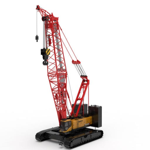 Auslegerkran - SCC2500A - SANY GROUP - Gitter / auf Raupen / für Baustellen