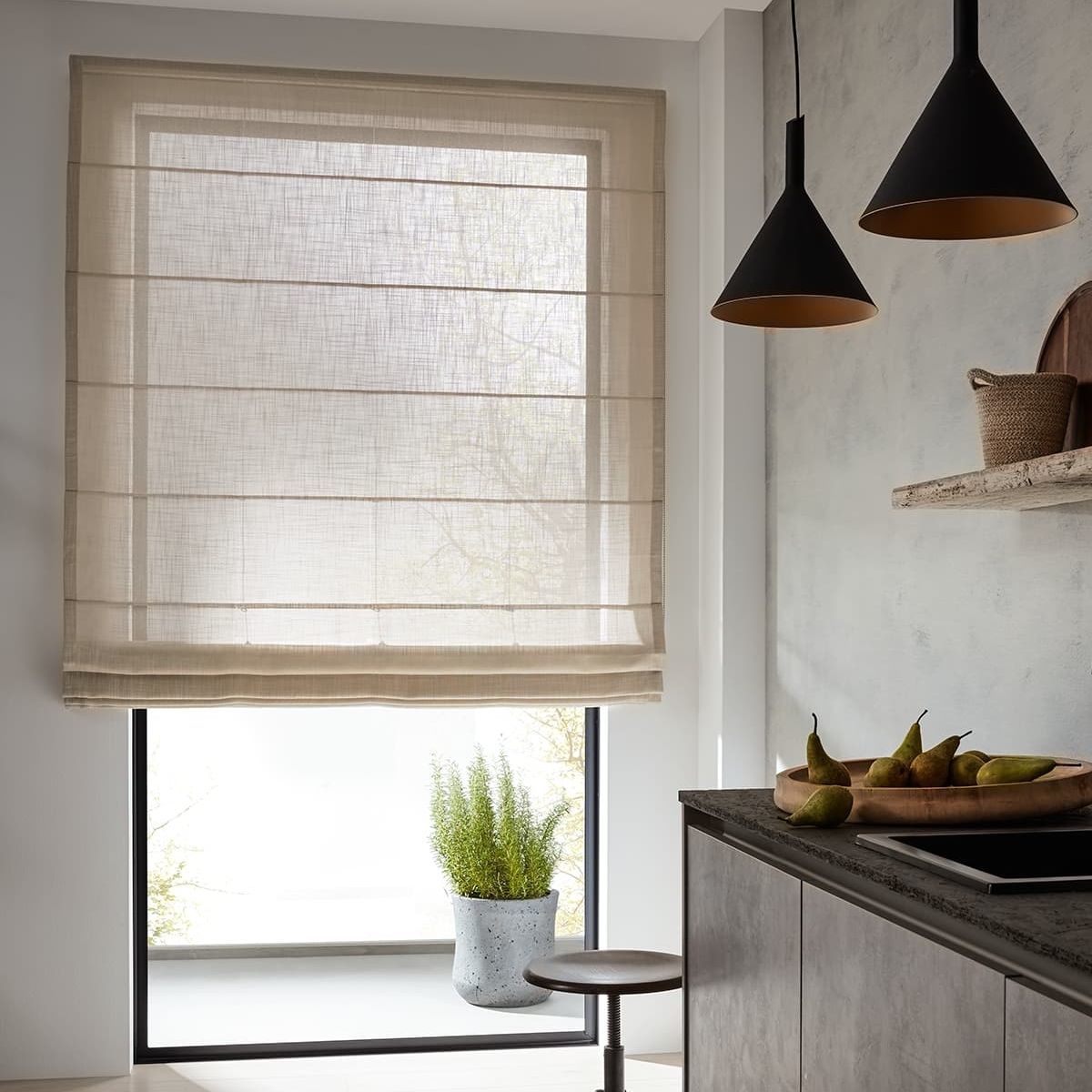 Raffrollo-Rollo - FARNHAM - JAB ANSTOETZ SYSTEMS - für Fenster / Stoff ...