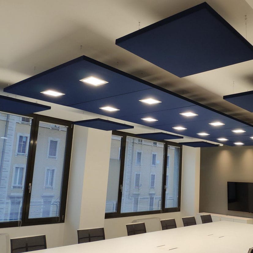 Akustik-Lampe - DECHO® - Acustico - hängend / Polyesterfaser / modern