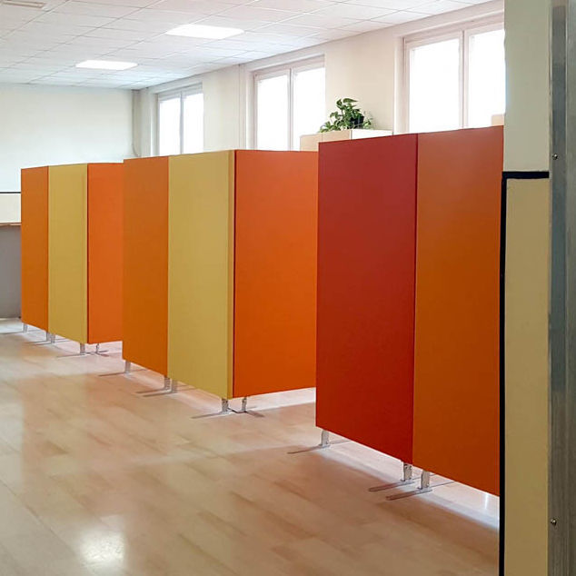 Abnehmbare Trennwand - SHELTER® - Acustico - modular / mobil / PET