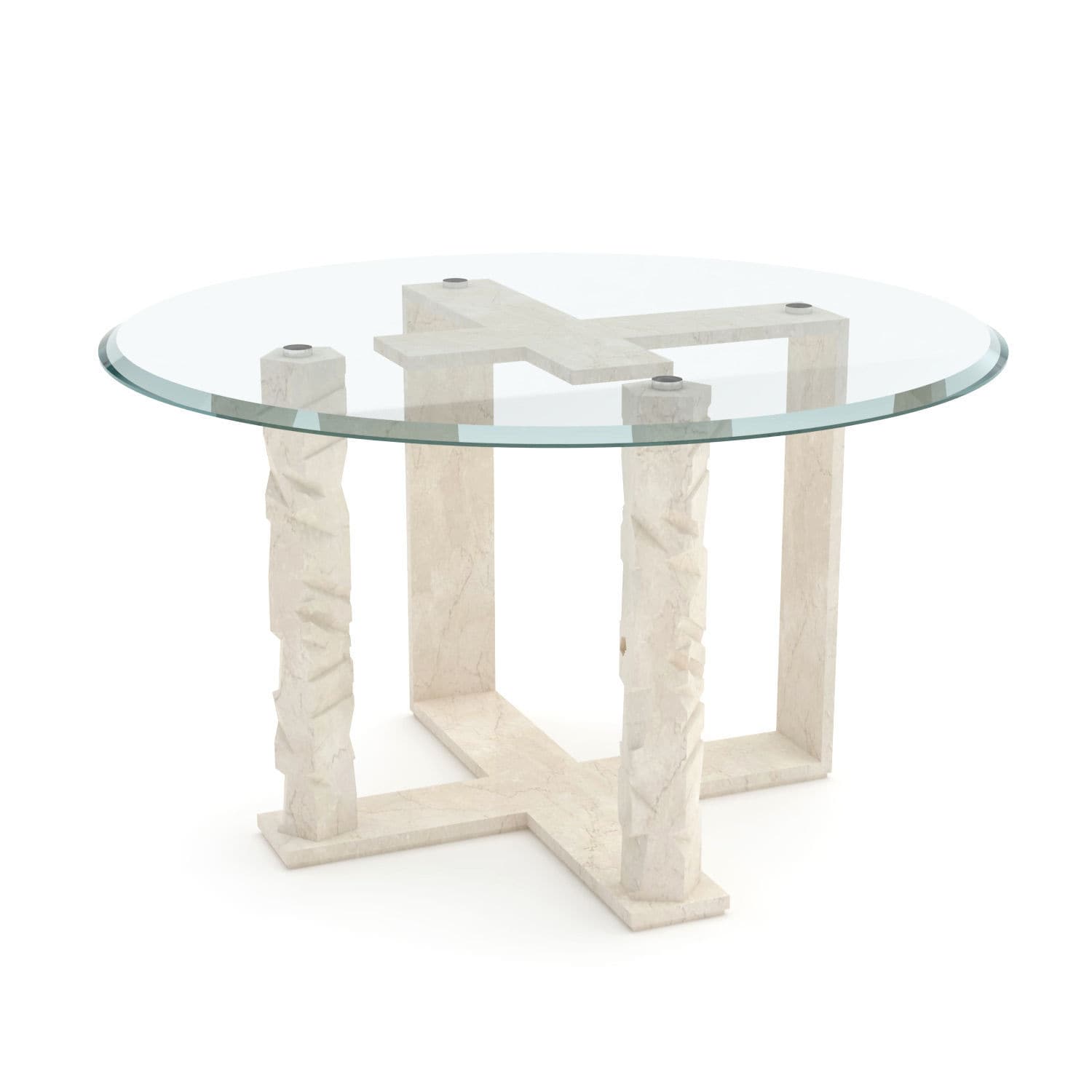 Tisch / Gestell aus Marmor - Rock Frame - Pistore Marmi - modern / Glas ...