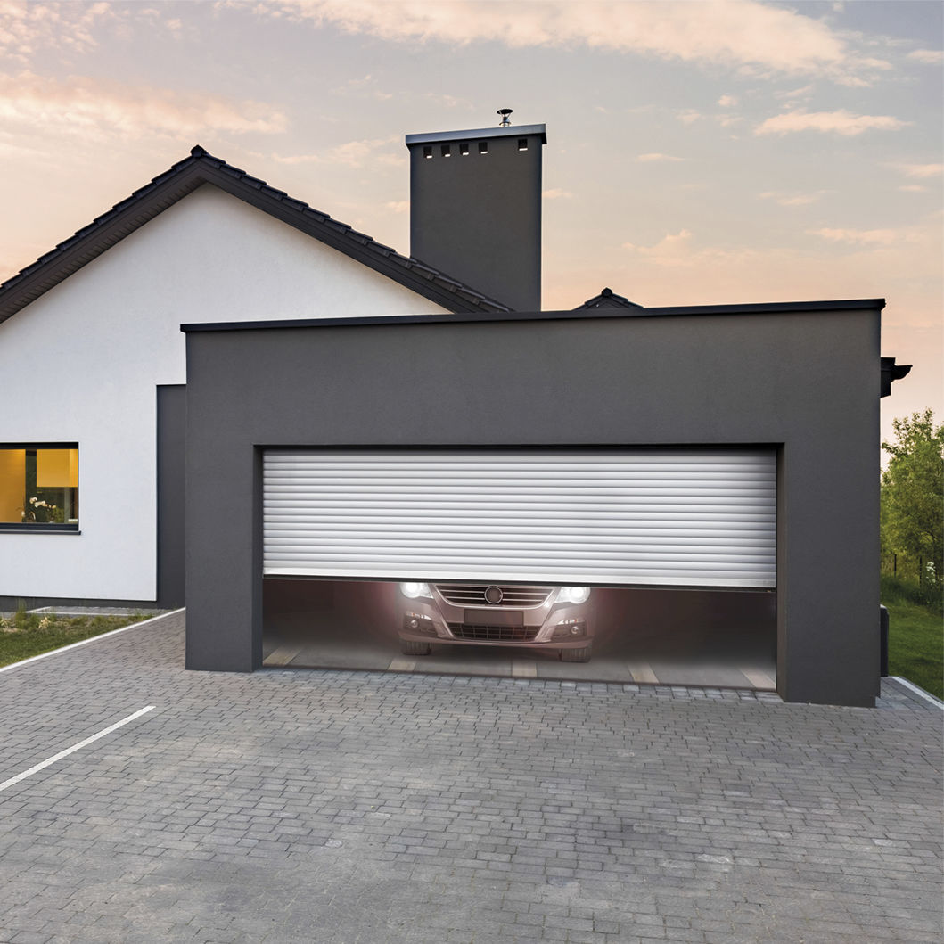 Sektionale Garagentür - AR- 77 - Croci - Aluminium / extrudiertes ...