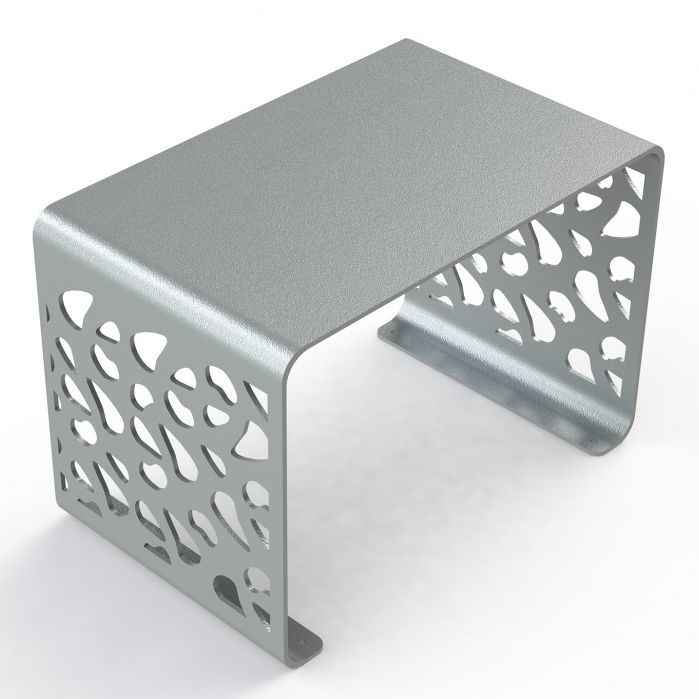 Moderner Hocker - BA MT 7 B - Veco Urban Design - Blech / Gestell aus ...