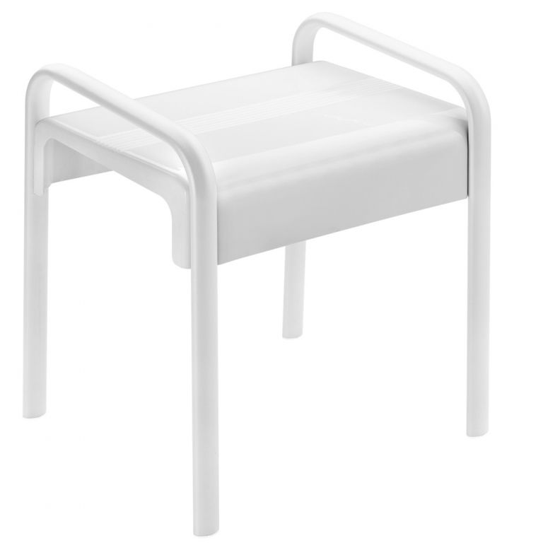 Moderner Duschhocker - 047770 - PELLET ASC - Kunststoff / Gestell aus ...