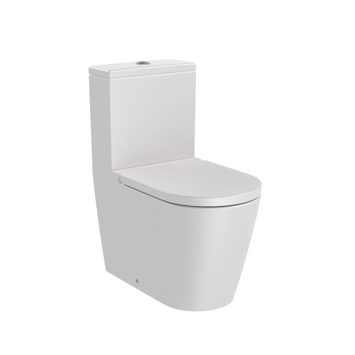 Freistehendes WC - INSPIRA ROUND - ROCA - Porzellan / spülrandlos / modern