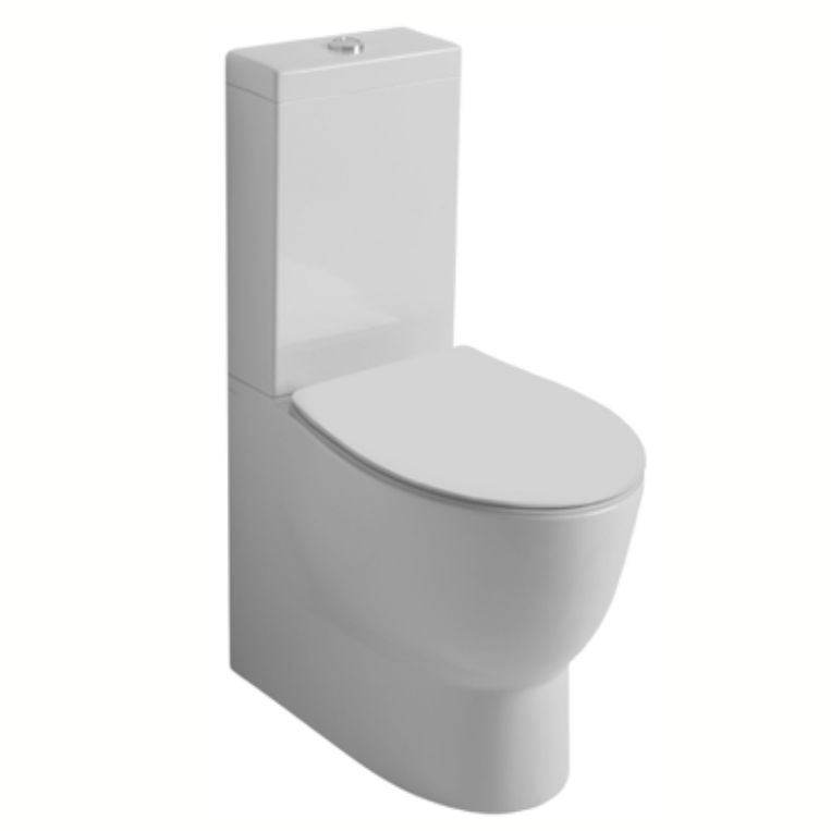 Monoblock-WC - LFT 25 - SIMAS ACQUA SPACE - in Wandnähe / Keramik / mit ...