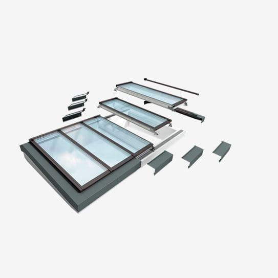Oberlicht für Dach - MODULARITY - VELUX - für Gebäuderenovierung / Glas