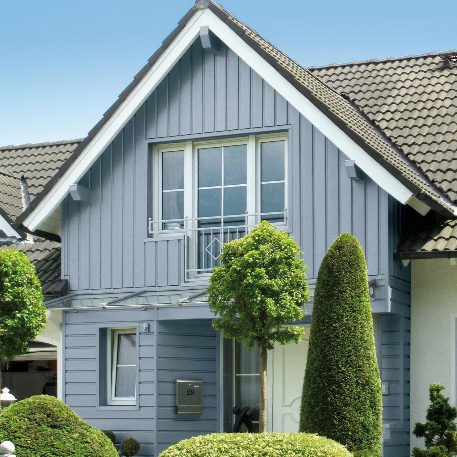 Paneel-Fassadenverkleidung - SP-LINE - RHEINZINK - Zink / zum Einrasten ...