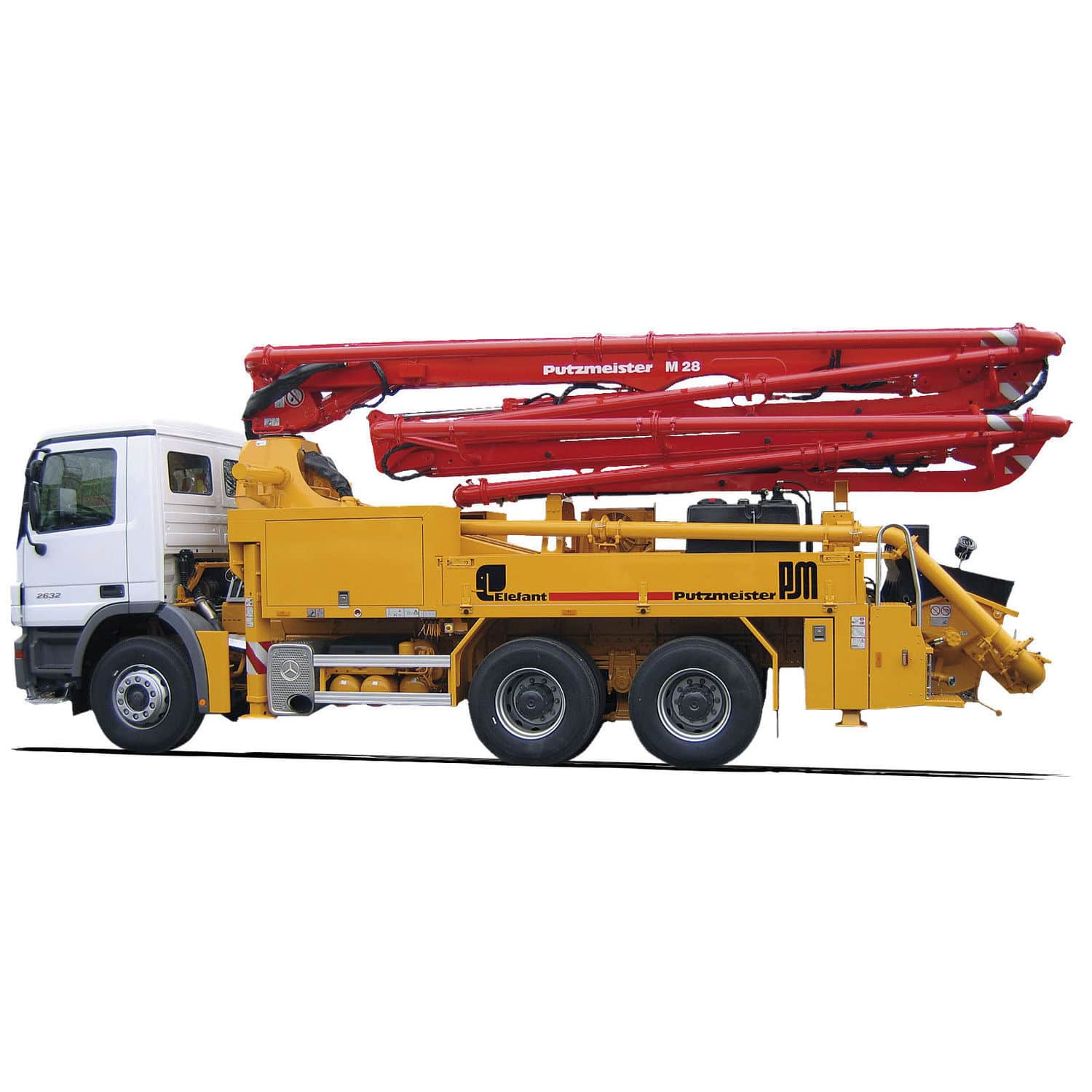 Mobile Betonpumpe - M 28-4 - PUTZMEISTER
