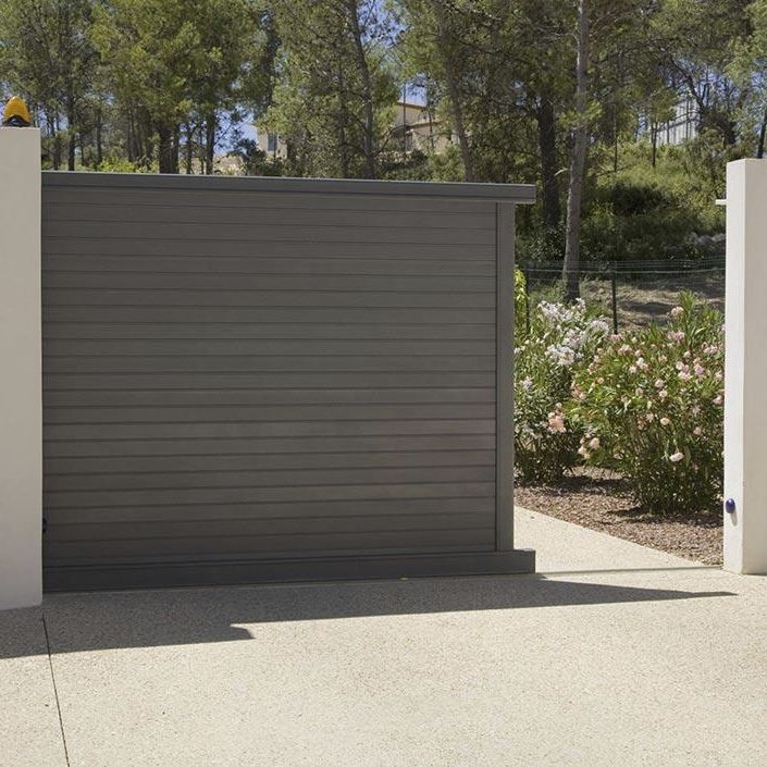 Einflügeliges Tor - SHAR-PEI® - PROFILS SYTEMES - Schiebe / Aluminium ...