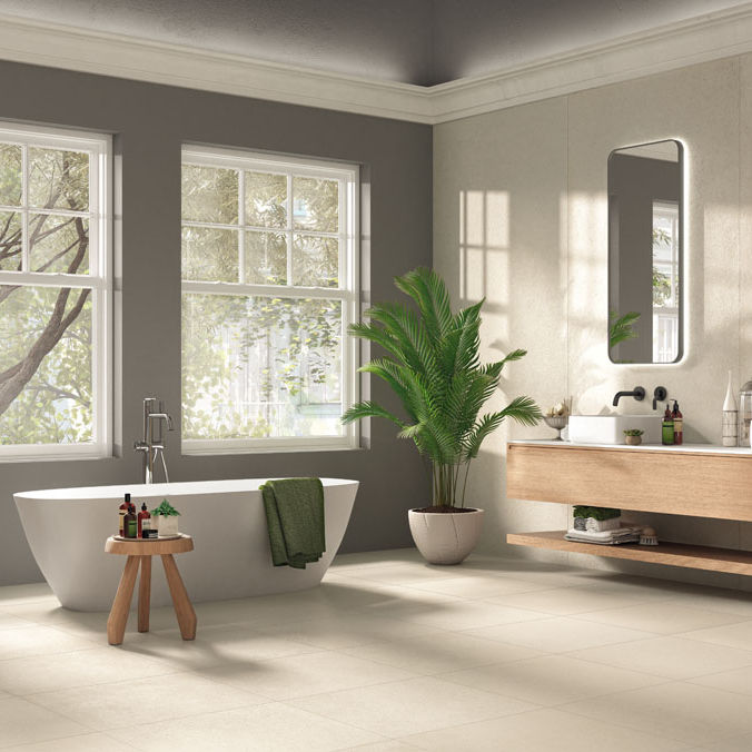 Feinsteinzeugfliesen - CONTEXT : SQUARE - Panaria ceramica - in Naturoptik / Struktur / für den ...