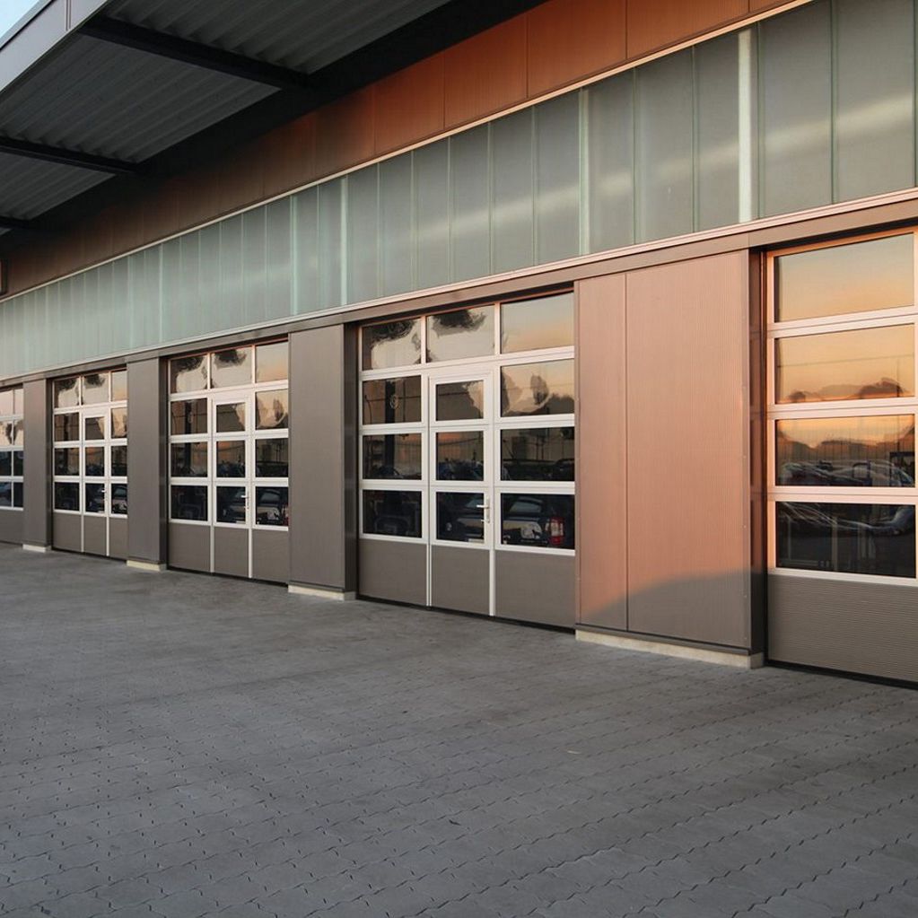 Einflügeliges Industrietor - PASS AND SIDE - Novoferm - Aluminium ...