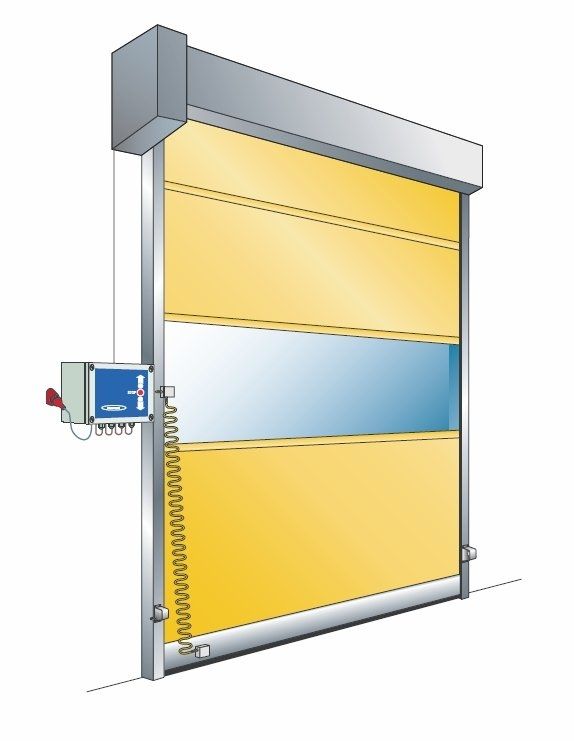 Industrie-Rolltor - NOVOSPEED BASIC - NOVOFERM INDUSTRIE - PVC / für ...