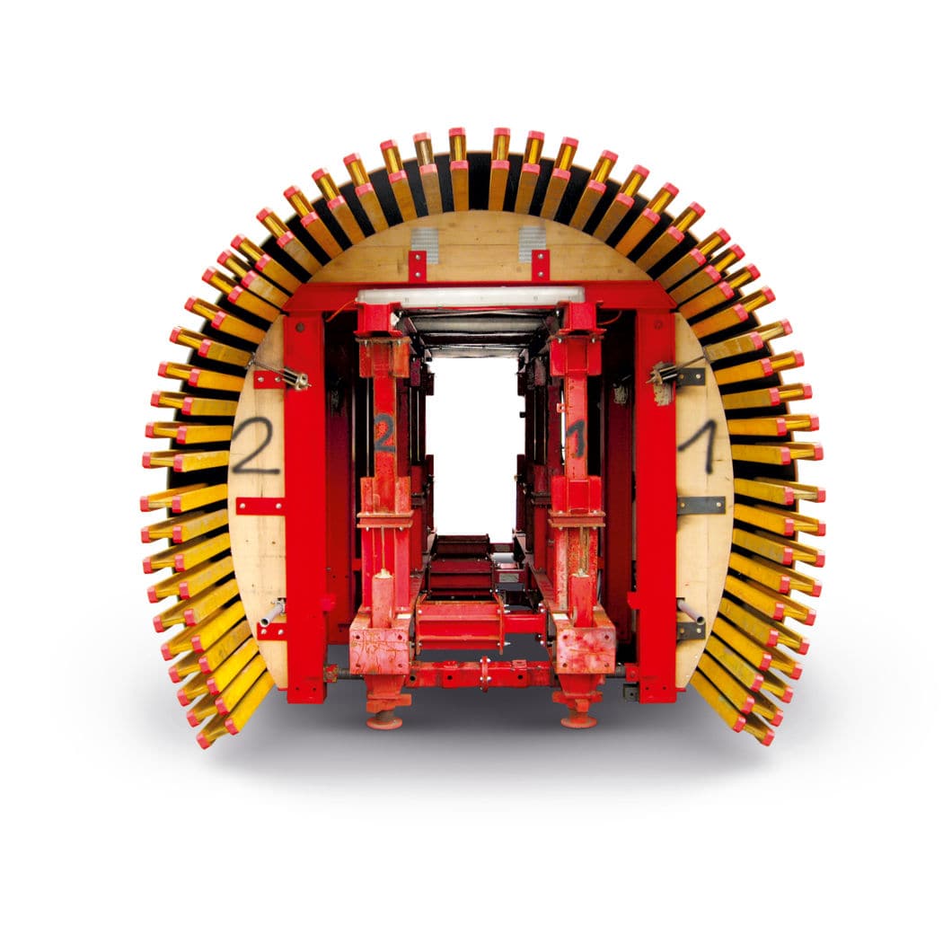 Zirkuläre Schalung - SPECIAL DESIGN - Meva - gebogen / Stahl / Holz