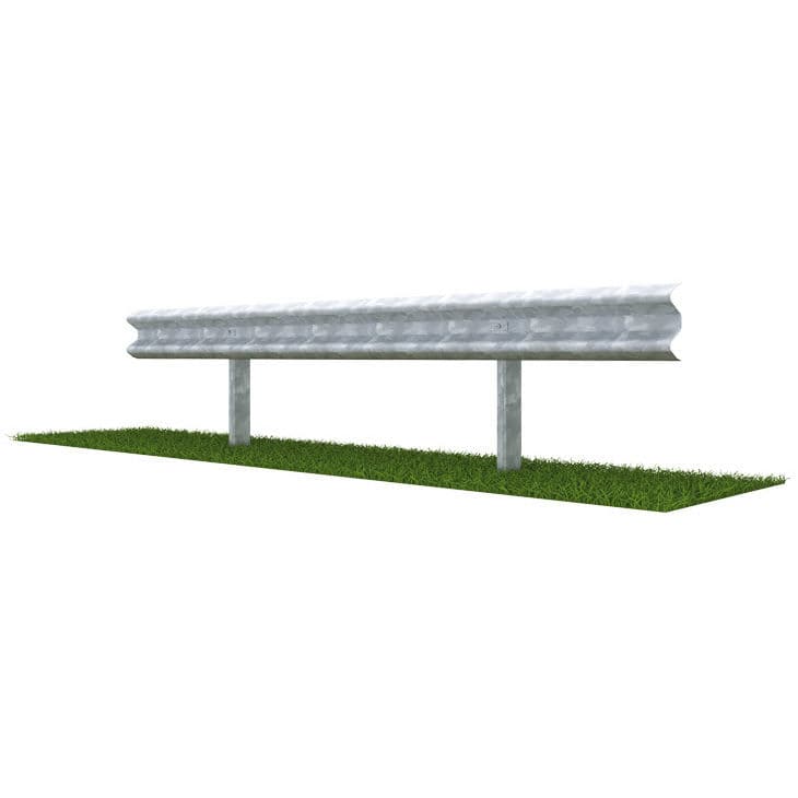 Leitplanke / galvanisiertem Stahl - SINGLE-SIDED H2-W4 2 WAVE ...