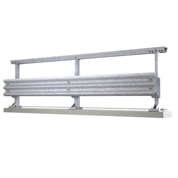 Leitplanke / galvanisiertem Stahl - H3-W5 - MARCEGAGLIA - für Brückenbau