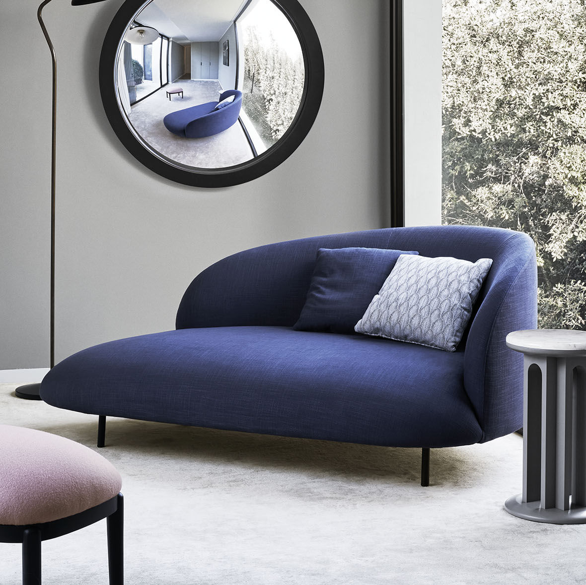 Moderne Récamiere - BONSAI - Arflex - Stoff