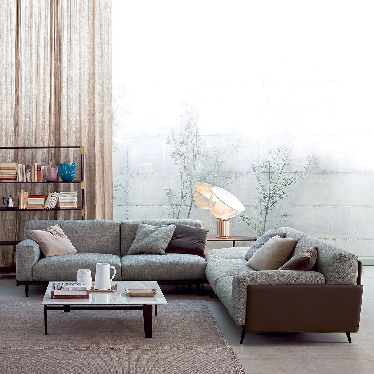 Modulsofa - FRAME - Arflex - modern / Stoff / Leder