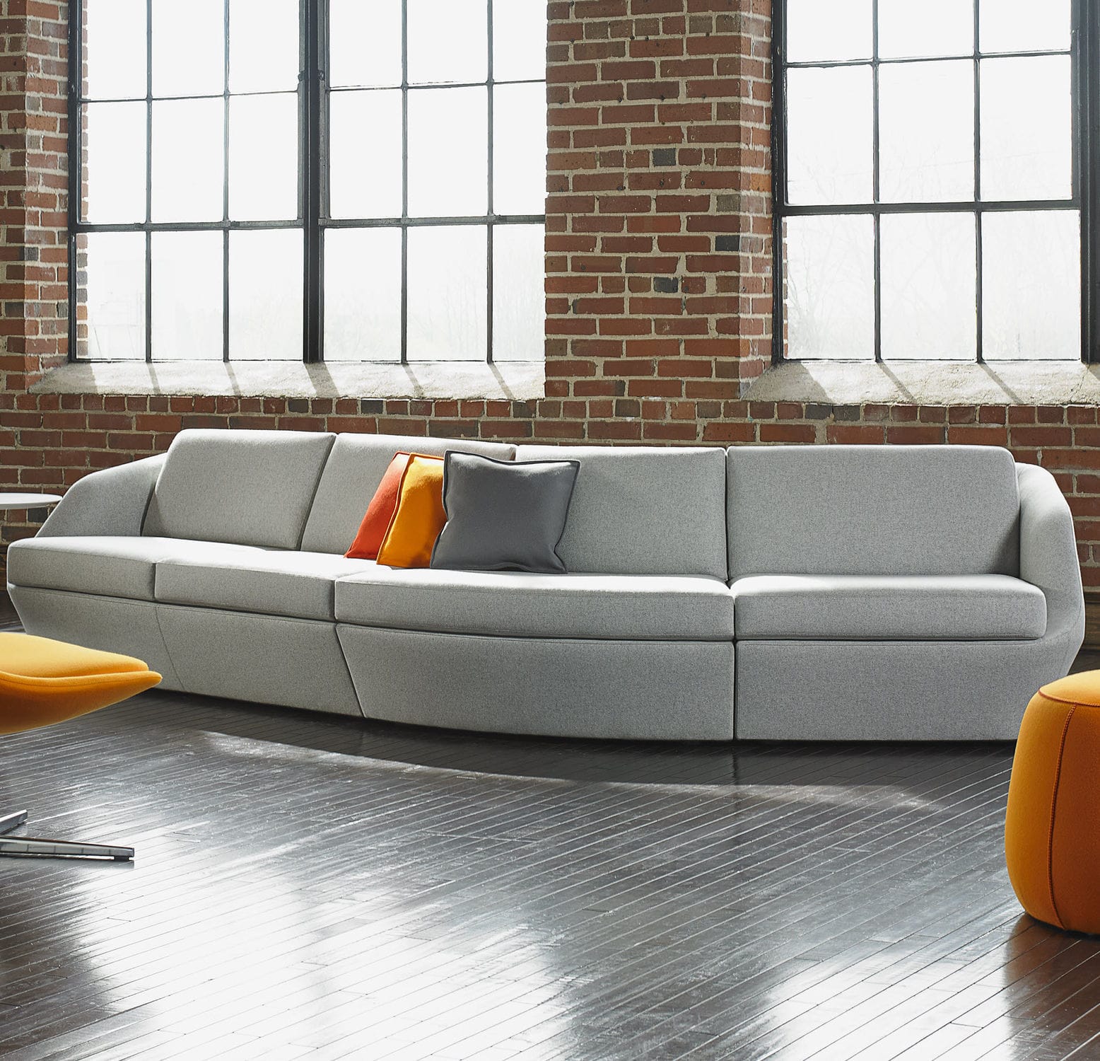 Modulsofa - CINEMA - BERNHARD design - Eck / halbrund / modern